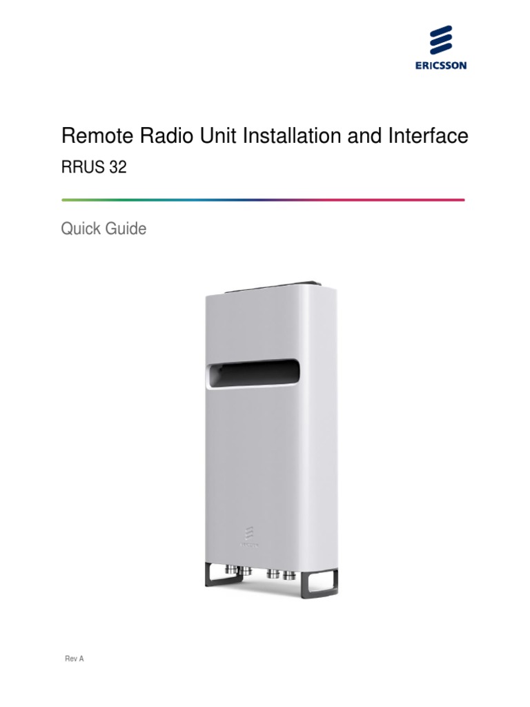 Remote Radio Unit Installation and Interface: Rrus 32 | PDF ...