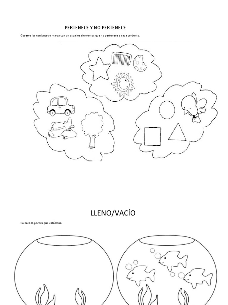 Pertenece y No Pertenece | PDF