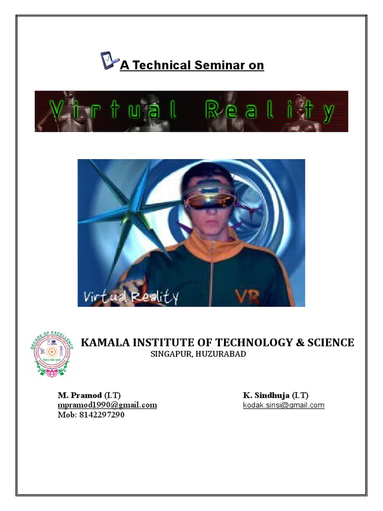A Technical Seminar On: Kamala Institute of Technology & Science | PDF ...
