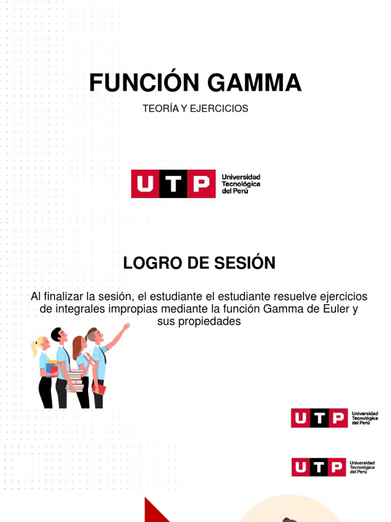 S02.s1 - FUNCIÓN GAMMA | PDF | Integral | Función (Matemáticas)