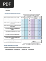 IIEF-5 Questionnaire PDF | PDF