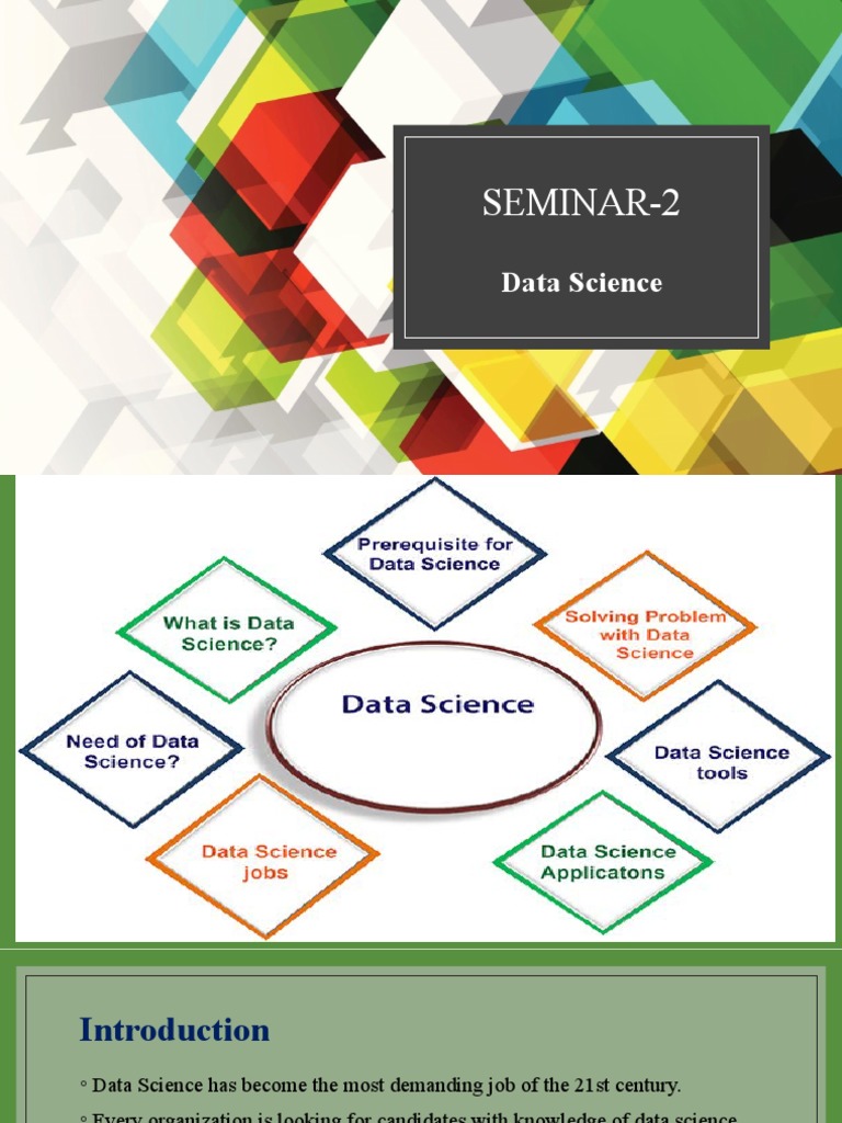Seminar On Data Science | PDF | Business Intelligence | Data Science