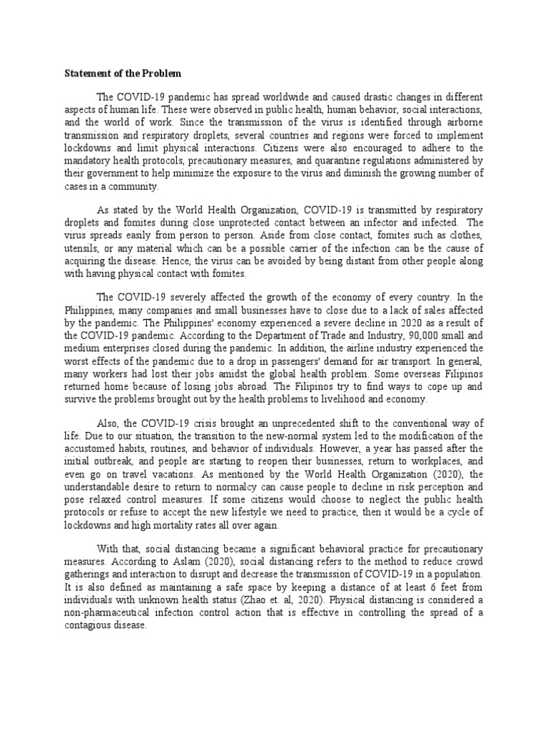 Recommendation For Solution | PDF | Transmission (Medicine) | Infection