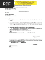 4TH Quarter Sample Sworn Declaration 2307 | PDF