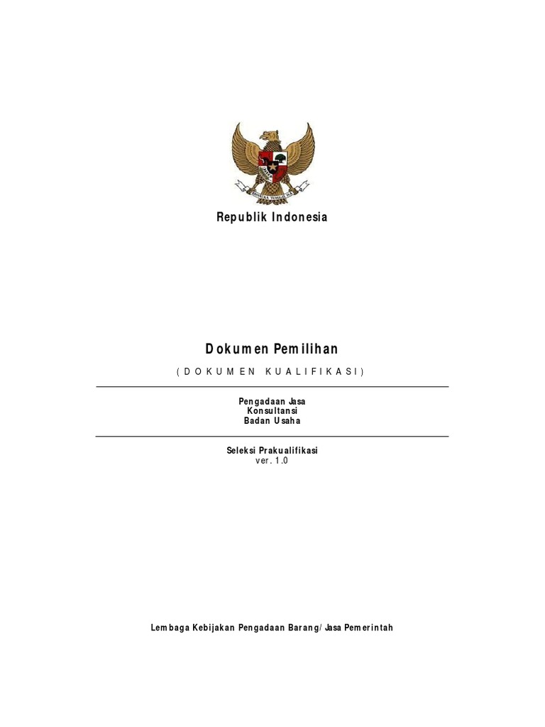 Dokumen Kualifikasi Master Plan RS. Madising Kab. Pinrang | PDF ...