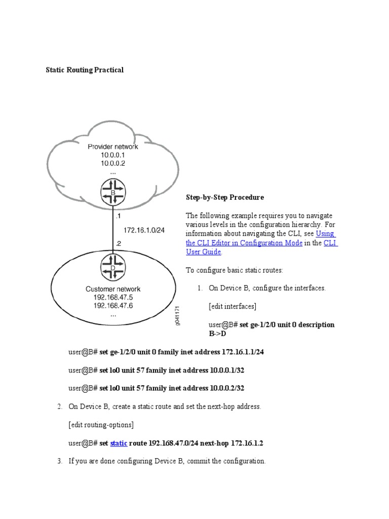 Static Routing Step-by-Step | PDF | Command Line Interface | Ip Address