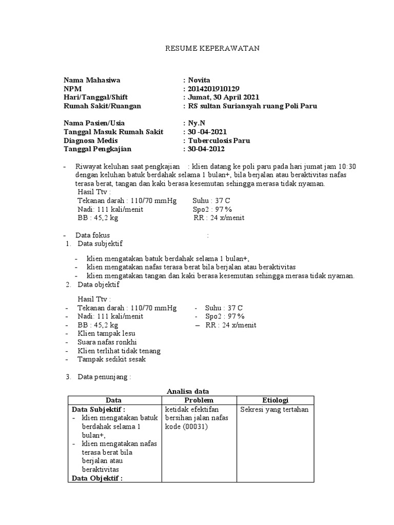 Resume Kep - Poli Paru Ke-2 | PDF