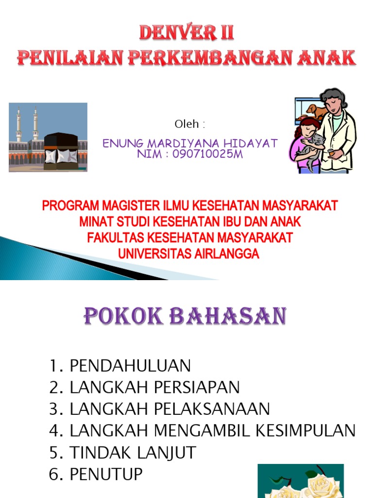 Panduan Skrining Denver II Anak | PDF | Pengembangan Diri | Kesehatan ...