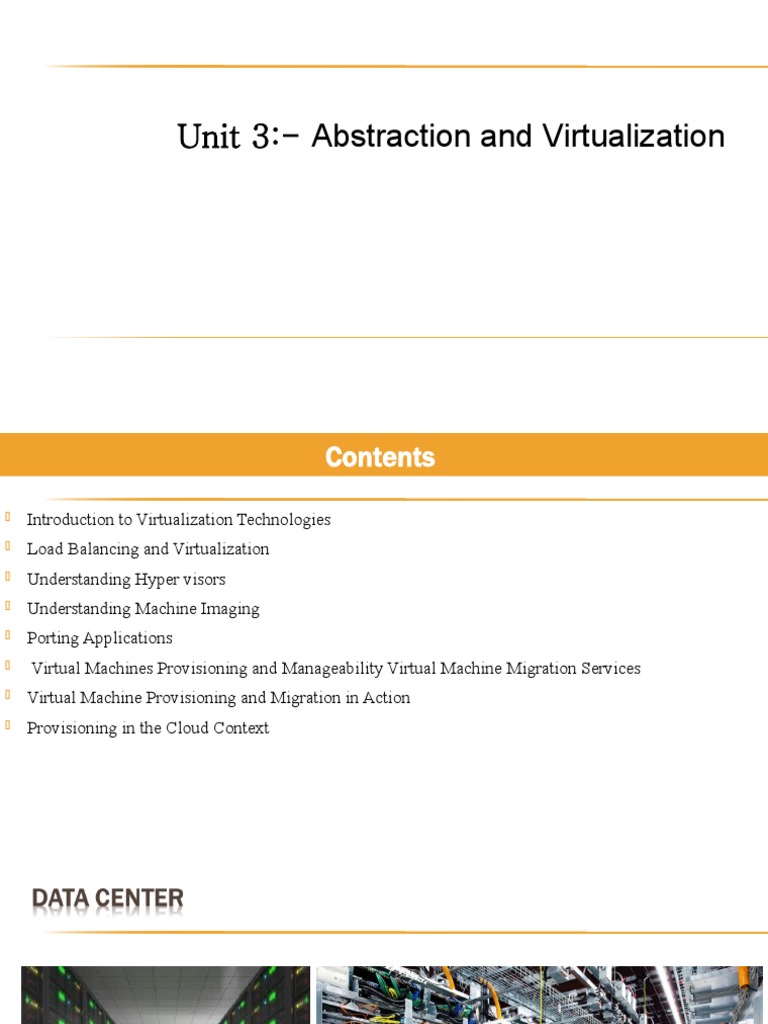 Unit 3 | PDF | Virtualization | Cloud Computing