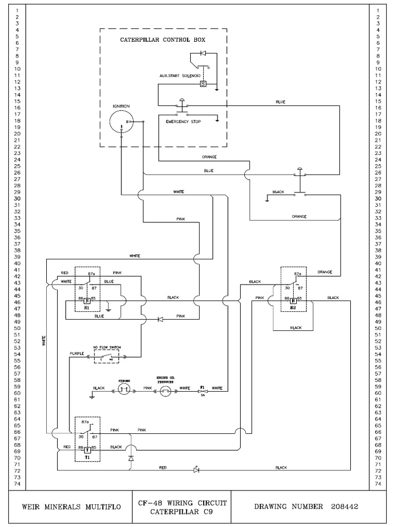Wiring Diagram CF-48 Cat 9 | PDF