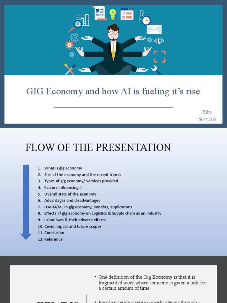 GIG Economy and How AI Is Fueling It's | PDF | Labour Economics ...