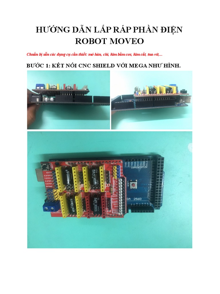 HƯỚNG DẪN LẮP RÁP PHẦN ĐIỆN ROBOT MOVEO | PDF