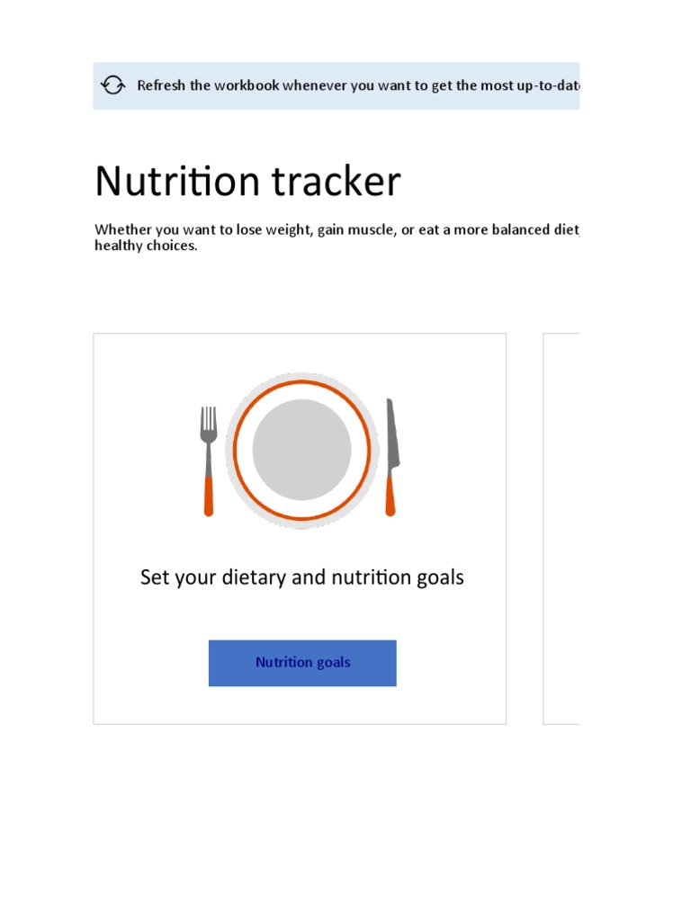 Nutrition Tracker1 | PDF | Fruit | Grain