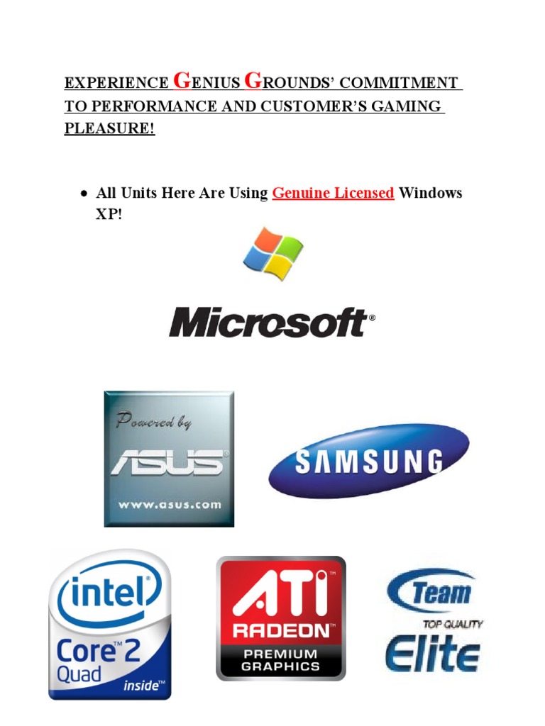 Genius Grounds: Performance & Gaming | PDF