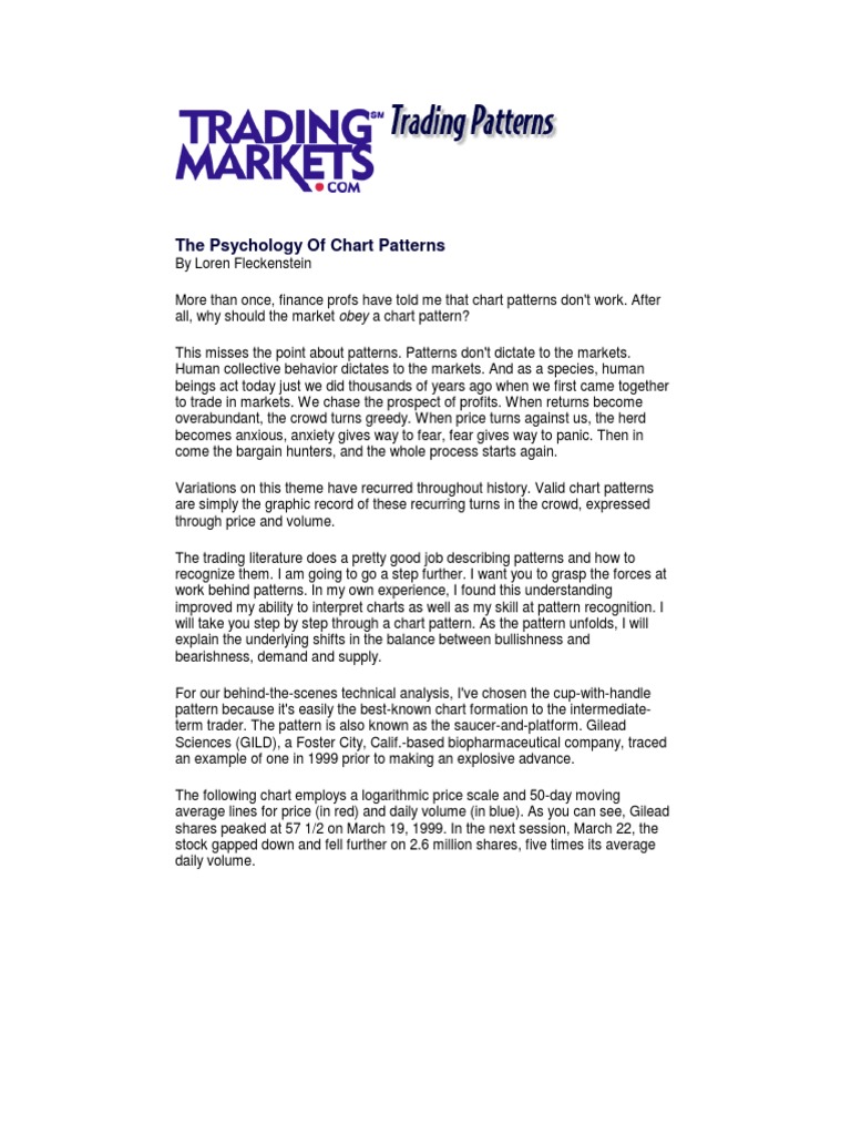 The Psychology of Chart Patterns | PDF | Day Trading | Stocks