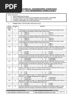 Problem Set in GEotechnical Engineering | PDF | Density | Soil