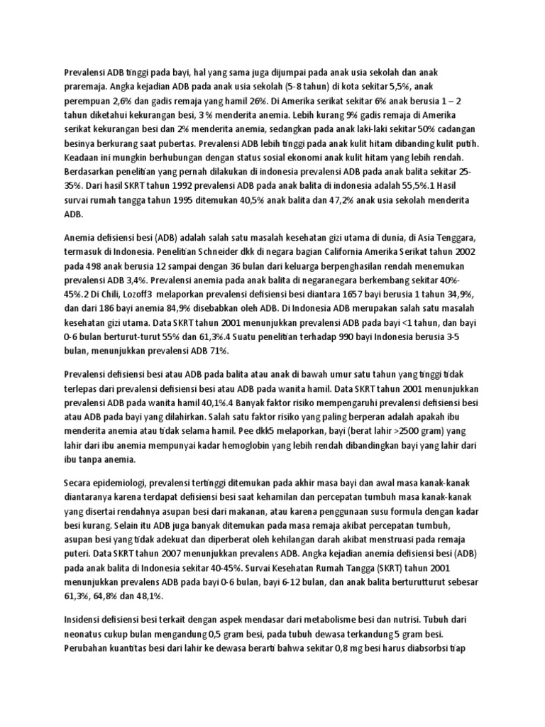 Epidemiologi ADB | PDF