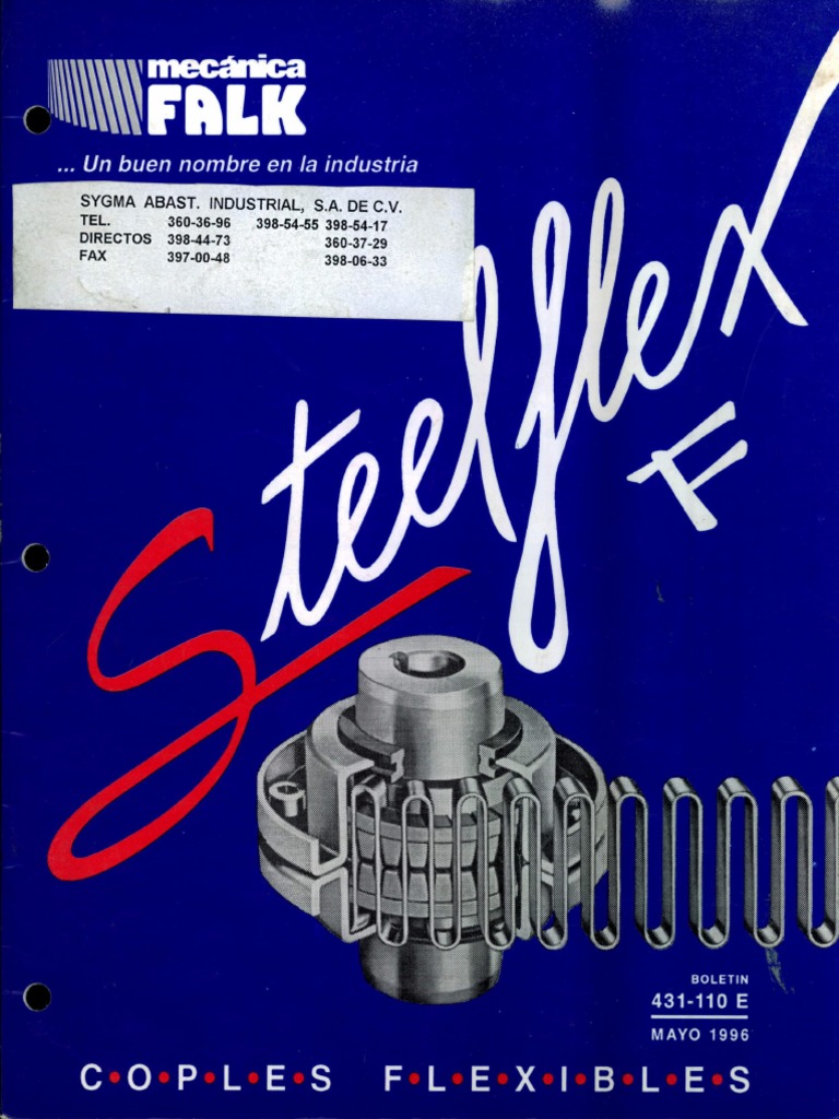 Coples Flexibles Falk | PDF | Caballo de fuerza | Metrología