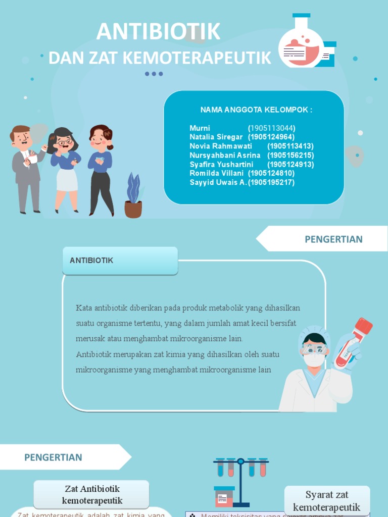 Kelompok 3 - ANTIBIOTIK DAN ZAT KEMOTERAPEUTIK | PDF