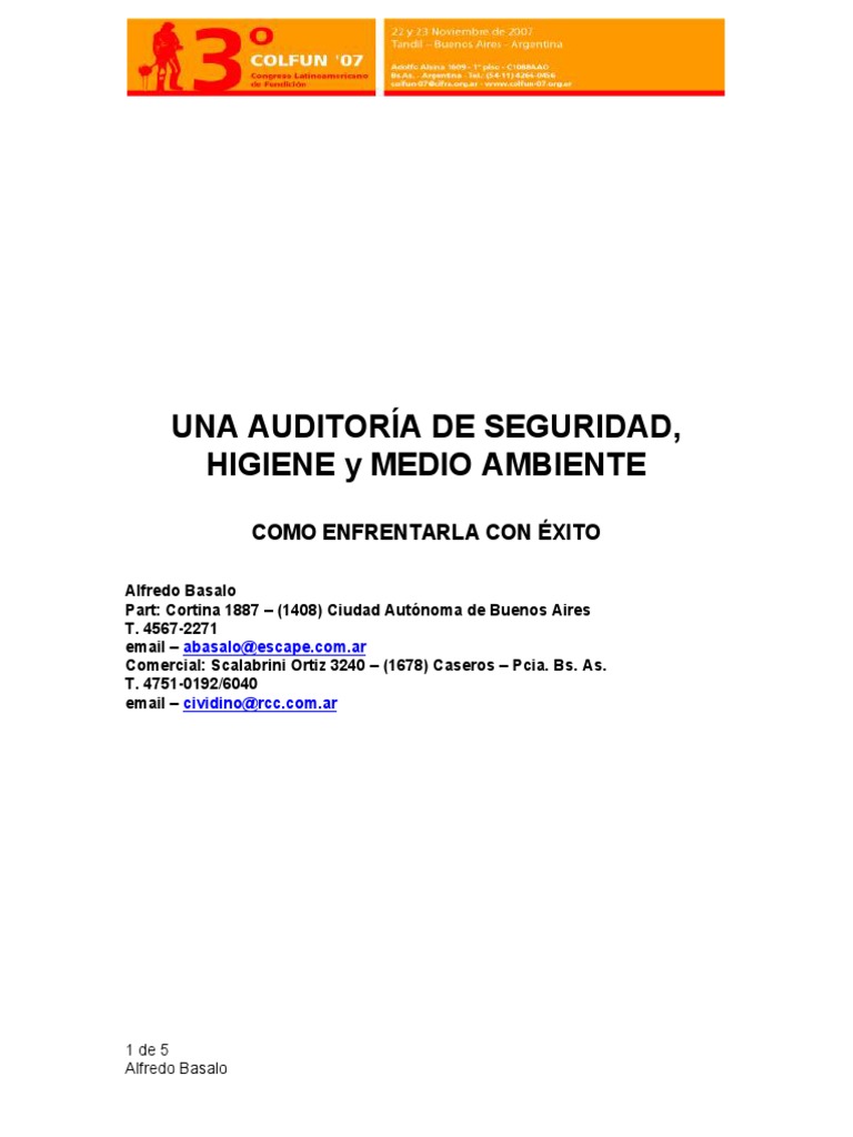 Trabajo #13 Manual Seguridad e Higiene | PDF | Seguridad y salud ocupacional | Business