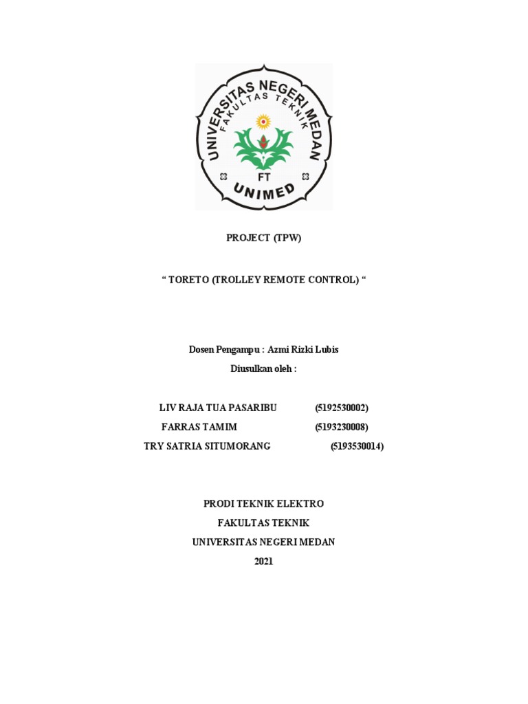 PROJECT (TPW) Kewirausahaan Sistem Smart Trol | PDF | Komputer