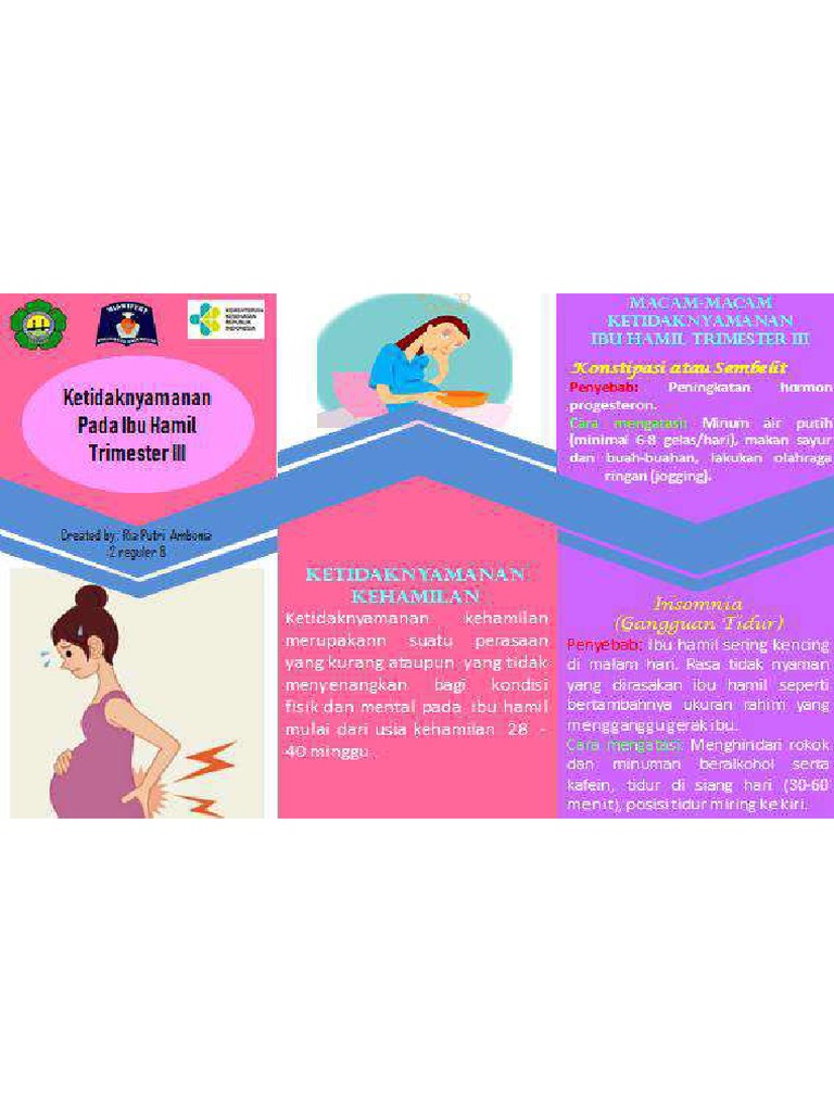 Leaflet Kehamilan | PDF