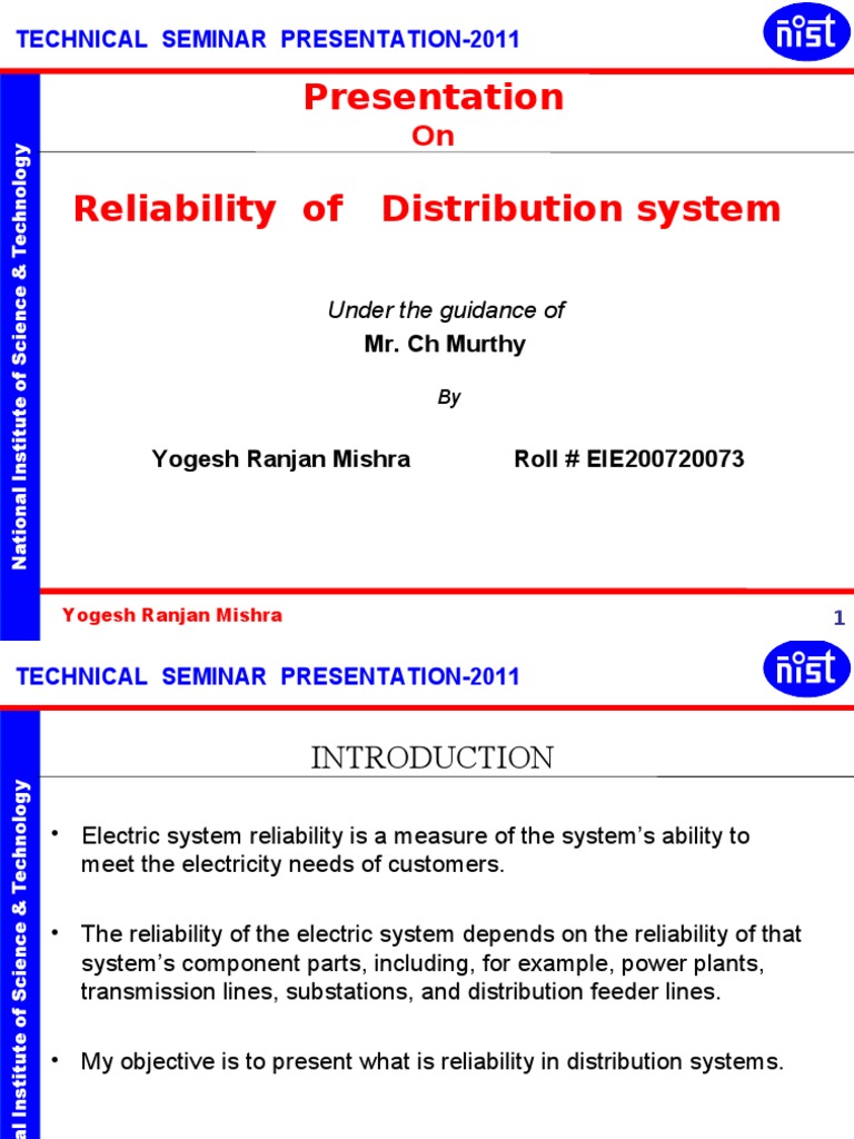 Reliability of Distributed System | PDF | Reliability Engineering ...