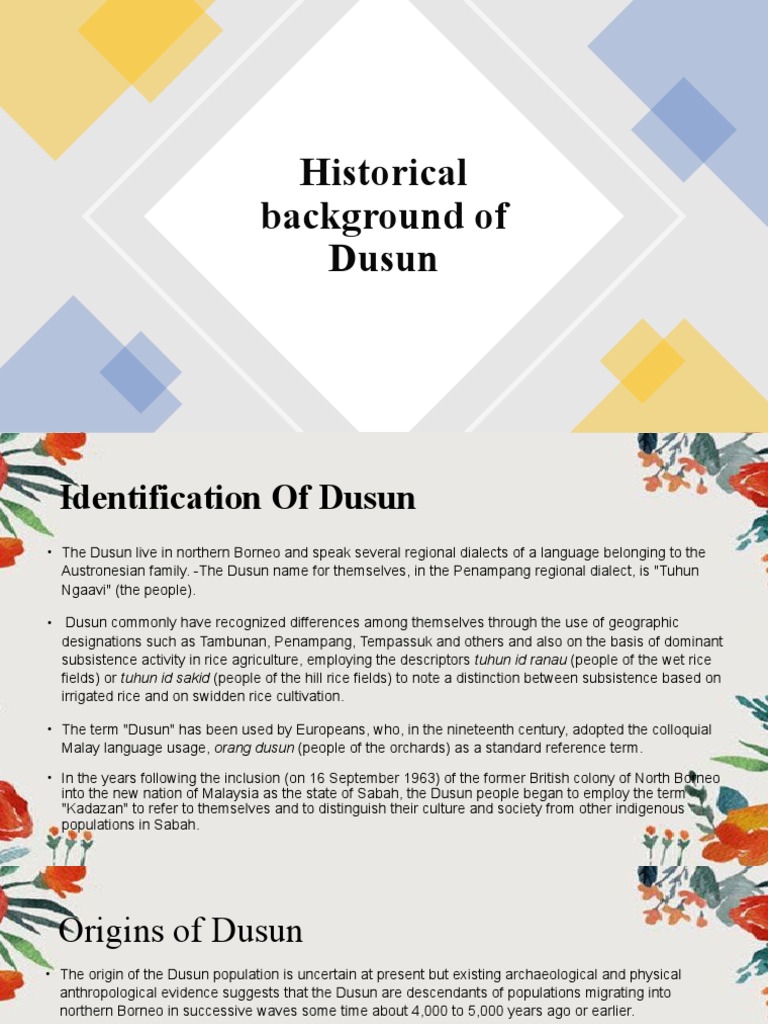 Historical Background of Dusun | Download Free PDF | Borneo | British ...