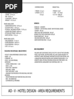 Design Hotel Space Programming | PDF | Kitchen | Restaurants