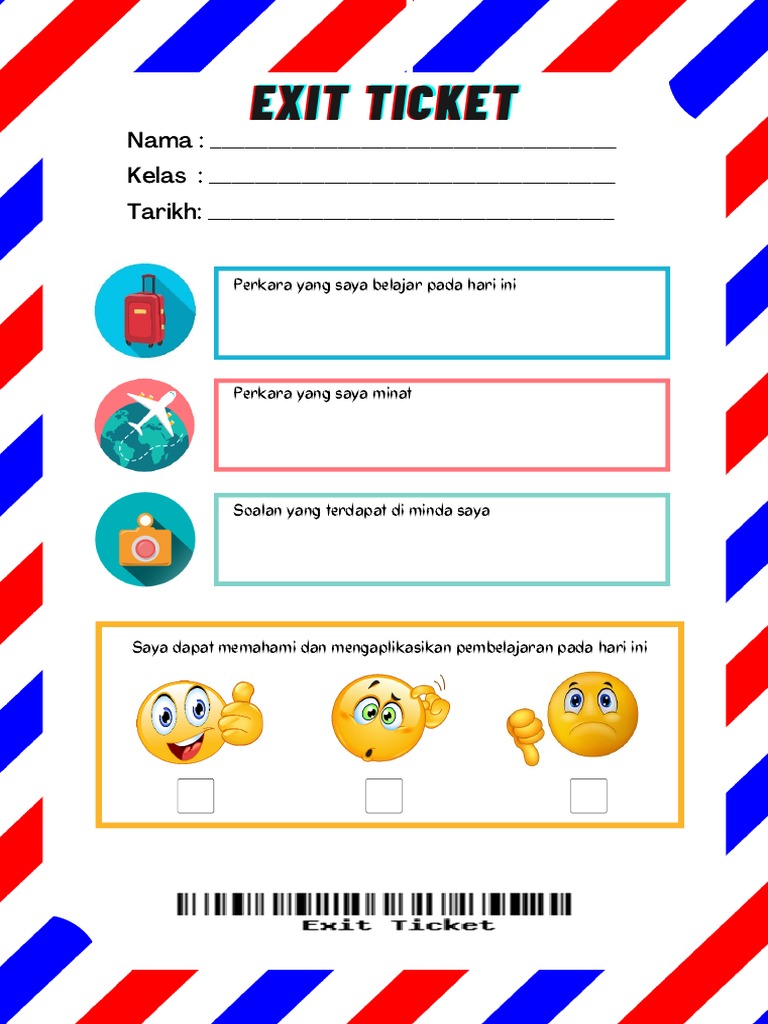 Exit Ticket | PDF | Karier & Perkembangan
