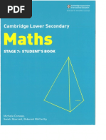 Complete Mathematics For Cambridge Secondary 1 | PDF