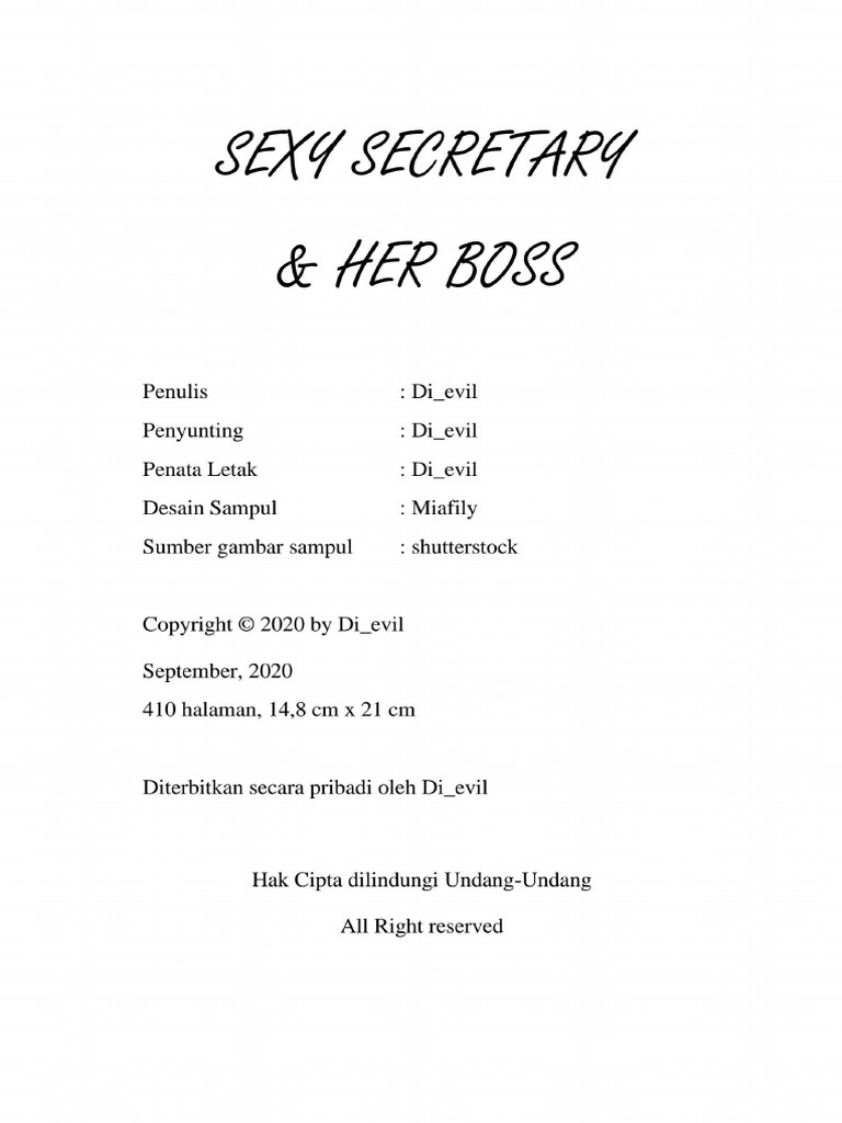 Sexy Secretary And Her Boss By Di Evil Pdf