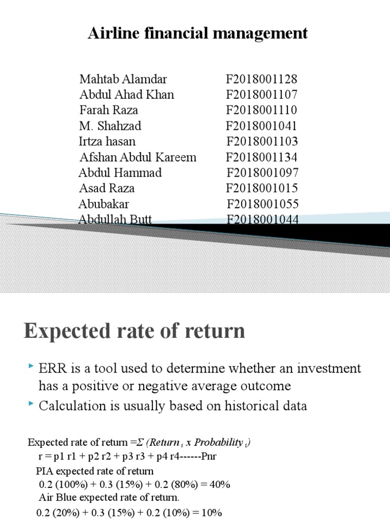 Presentation For FAM 2 | PDF | Capital Asset Pricing Model | Beta (Finance)
