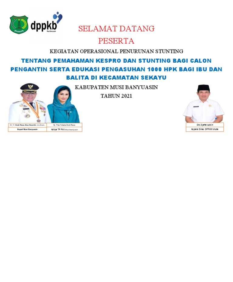 Spanduk Stunting Kec Sekayu Pdf