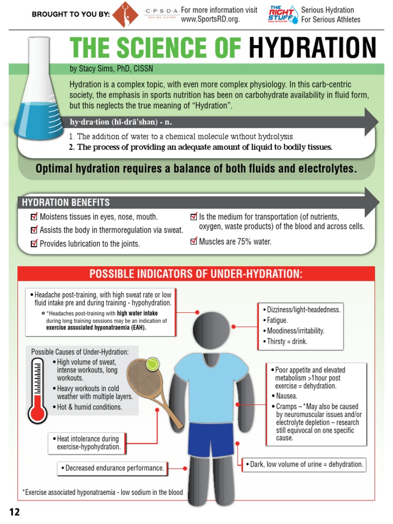 The Science of Hydration | PDF | Dehydration | Determinants Of Health