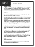 RMIT Statement of Purpose For SSVF Assessment 1 | PDF | Academic Degree ...