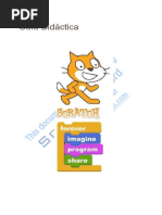 Tutorial Scratch | PDF | Scratch (lenguaje de programación) | Animación