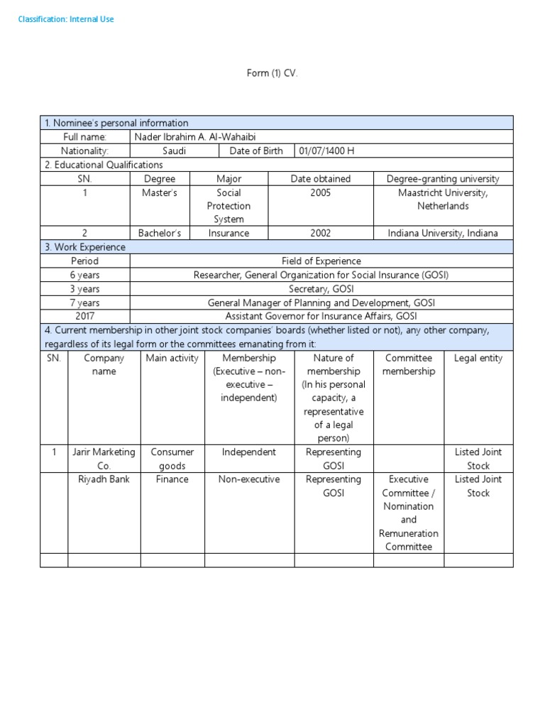 Classification: Internal Documents | PDF | Companies | Government
