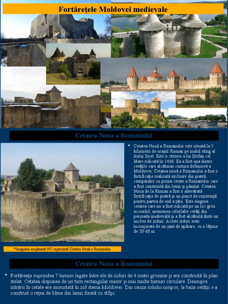 Cetatile Moldovei Medievale | PDF
