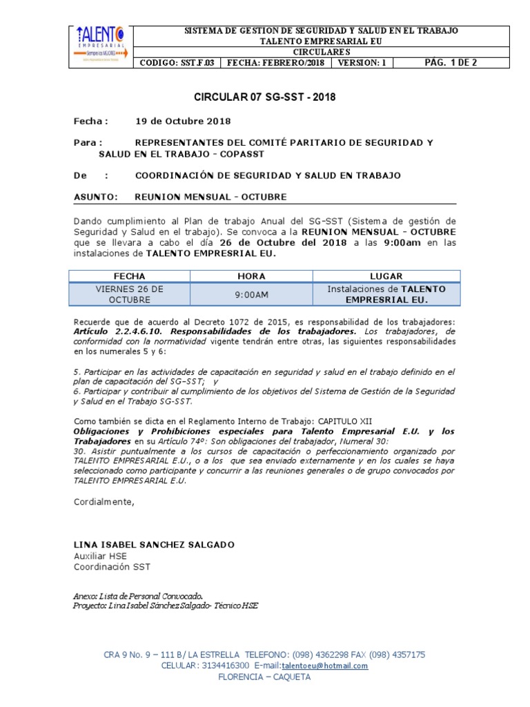 Circular 07 | PDF | Gobierno