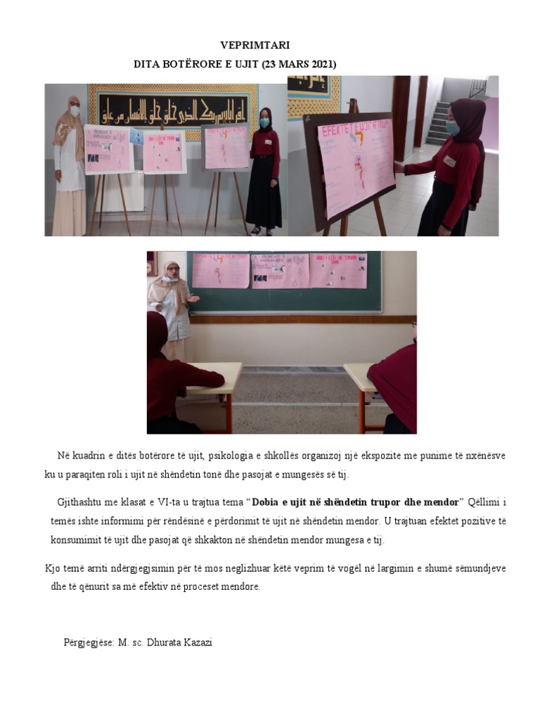 Pershkrim Dita e Ujit | PDF