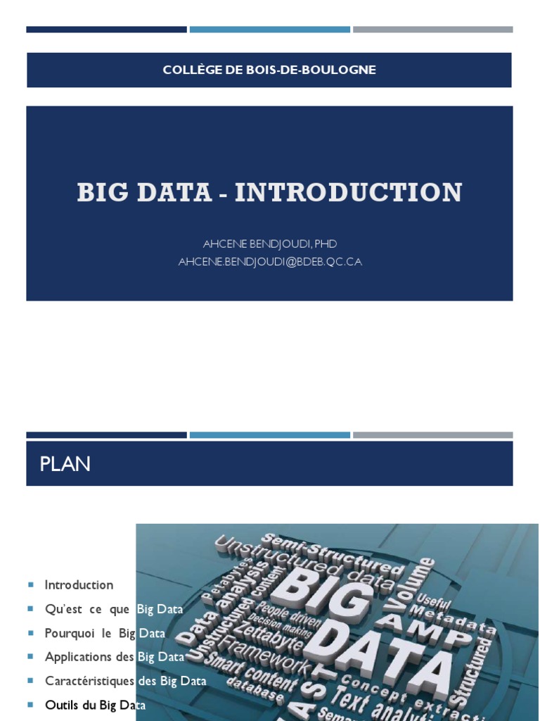 Cours 01 Introduction BigData | PDF | MapReduce | Apache Hadoop