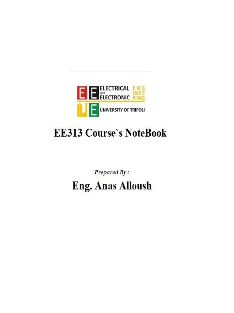 Anas - EE313 Note Book | PDF