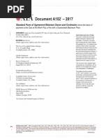 Construction Contract AIA A101 | PDF | Indemnity | Employment
