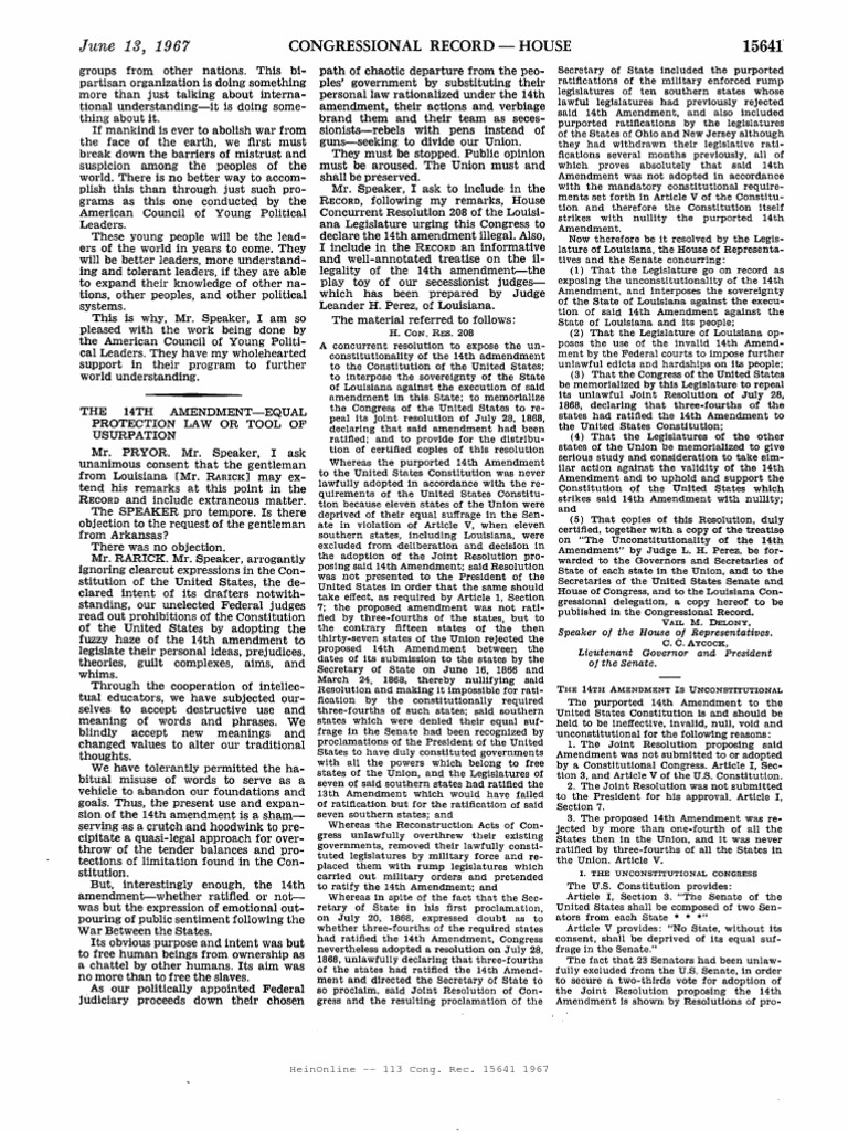 15646 | Download Free PDF | Constitutional Amendment | Ratification