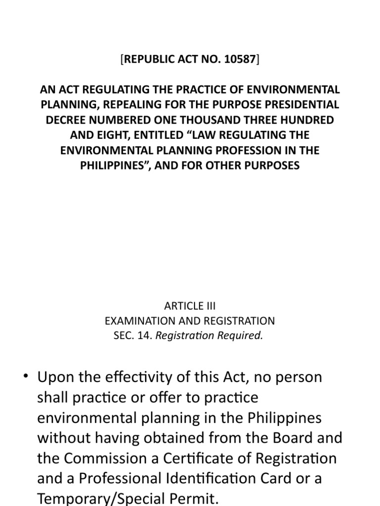 Ra 10587 | PDF | Licensure | Test (Assessment)