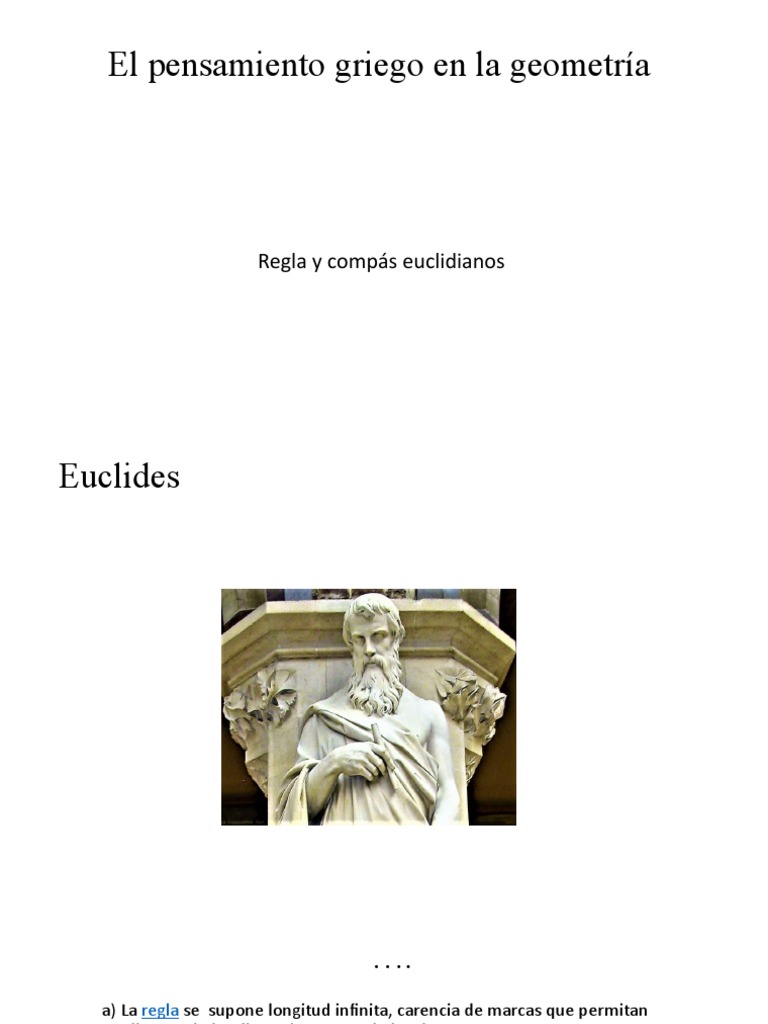 Pensamiento Griego | PDF | Geometría euclidiana | Matemática Elemental