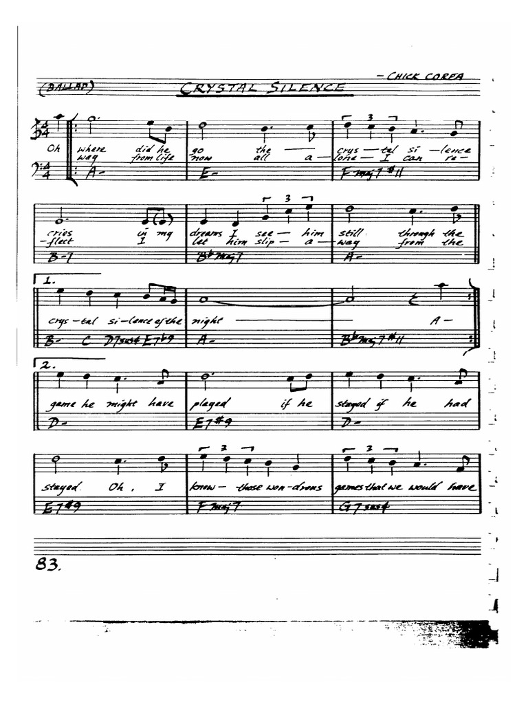 Crystal Silence | PDF