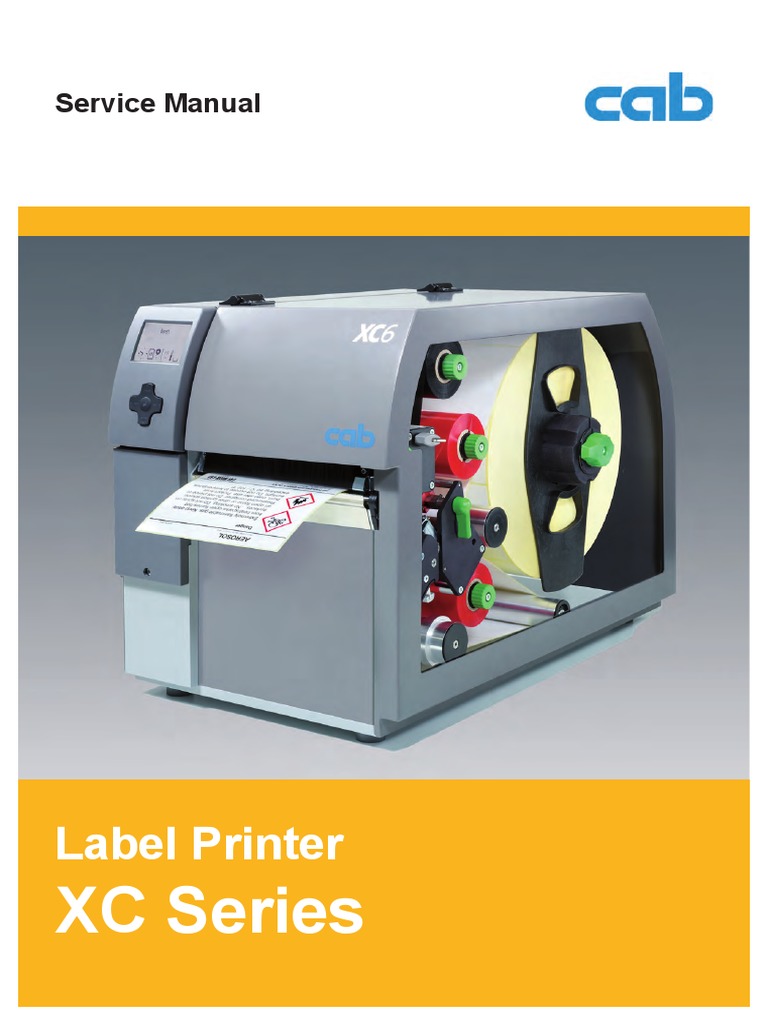 Label Printer: XC Series | PDF | Clutch | Printer (Computing)