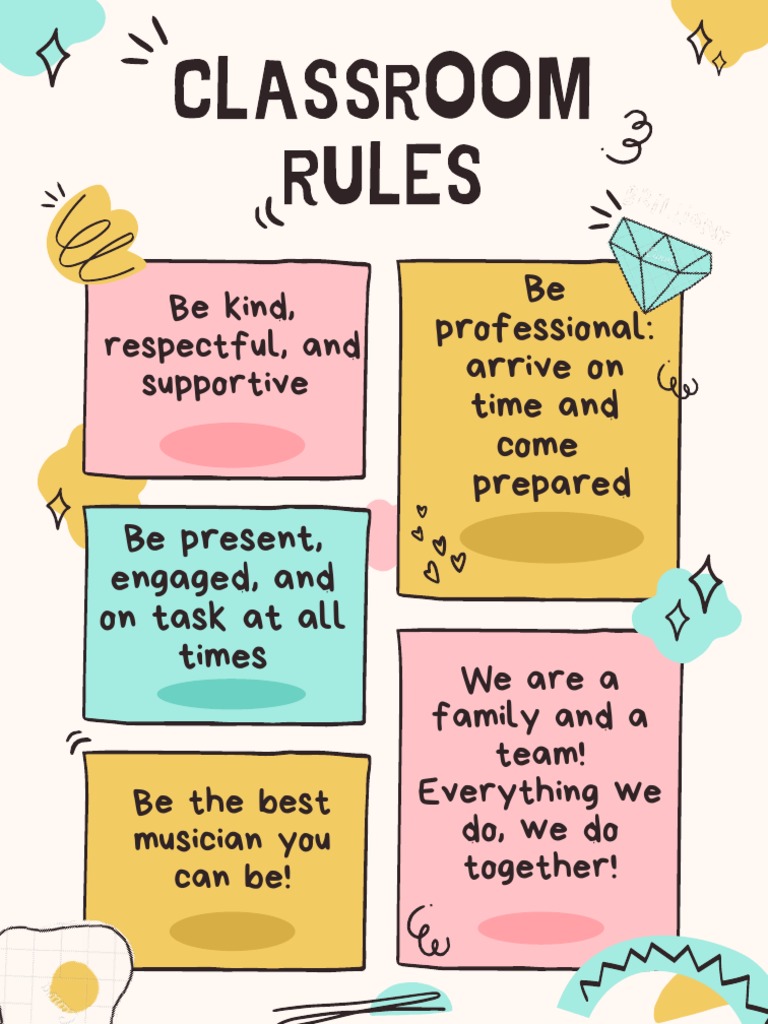 Choir Classroom Rules 1 | PDF